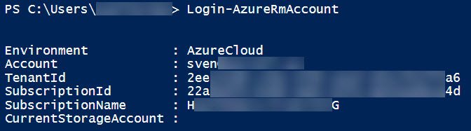 Logging on to Azure with PowerShell – Sven Aelterman